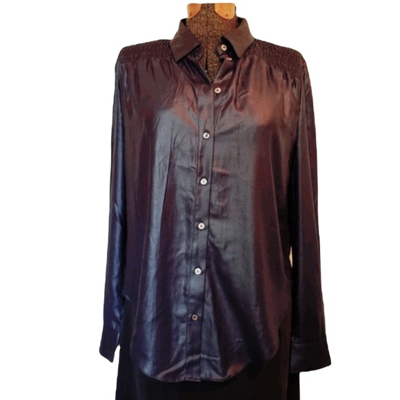 ASOS | Tops | Asos Current Air Nwt Long Sleeve Buttonup Blouse | Poshmark